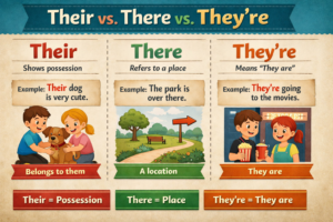 Their vs There vs They're: Easy Guide + Examples