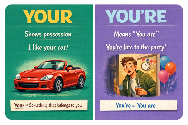 Your vs You're – What's the Difference? (With Examples)